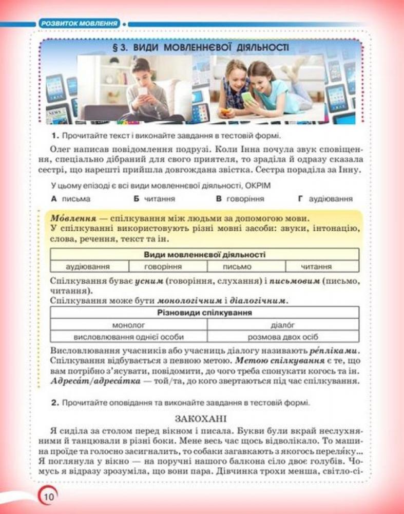 Українська мова Підручник для 5 класу 2022 НУШ Авраменко О М